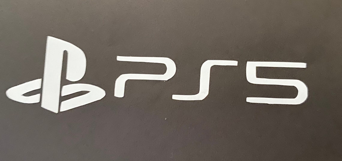 Playstation 5 PS5 logo vinyl decal sticker | Etsy