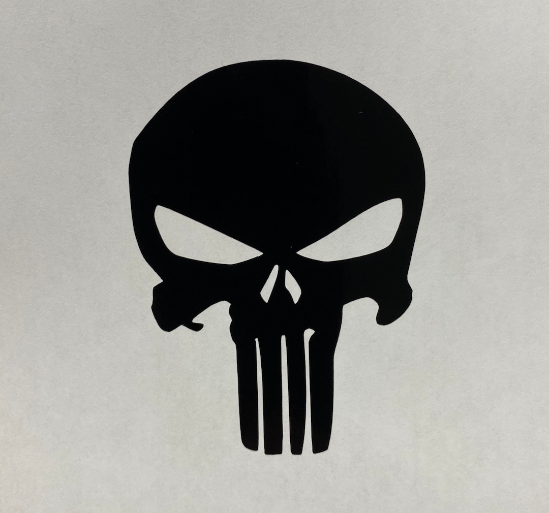 The Punisher Vinyl Decal Sticker - Etsy