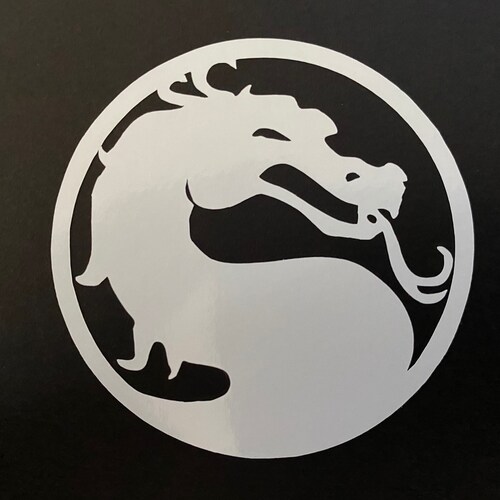 Mortal Kombat Vinyl Sticker Decal Logo | Etsy