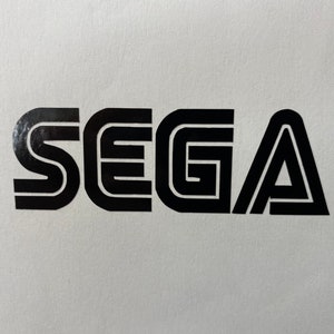 Sega Vinyl Decal Sticker Logo. - Etsy