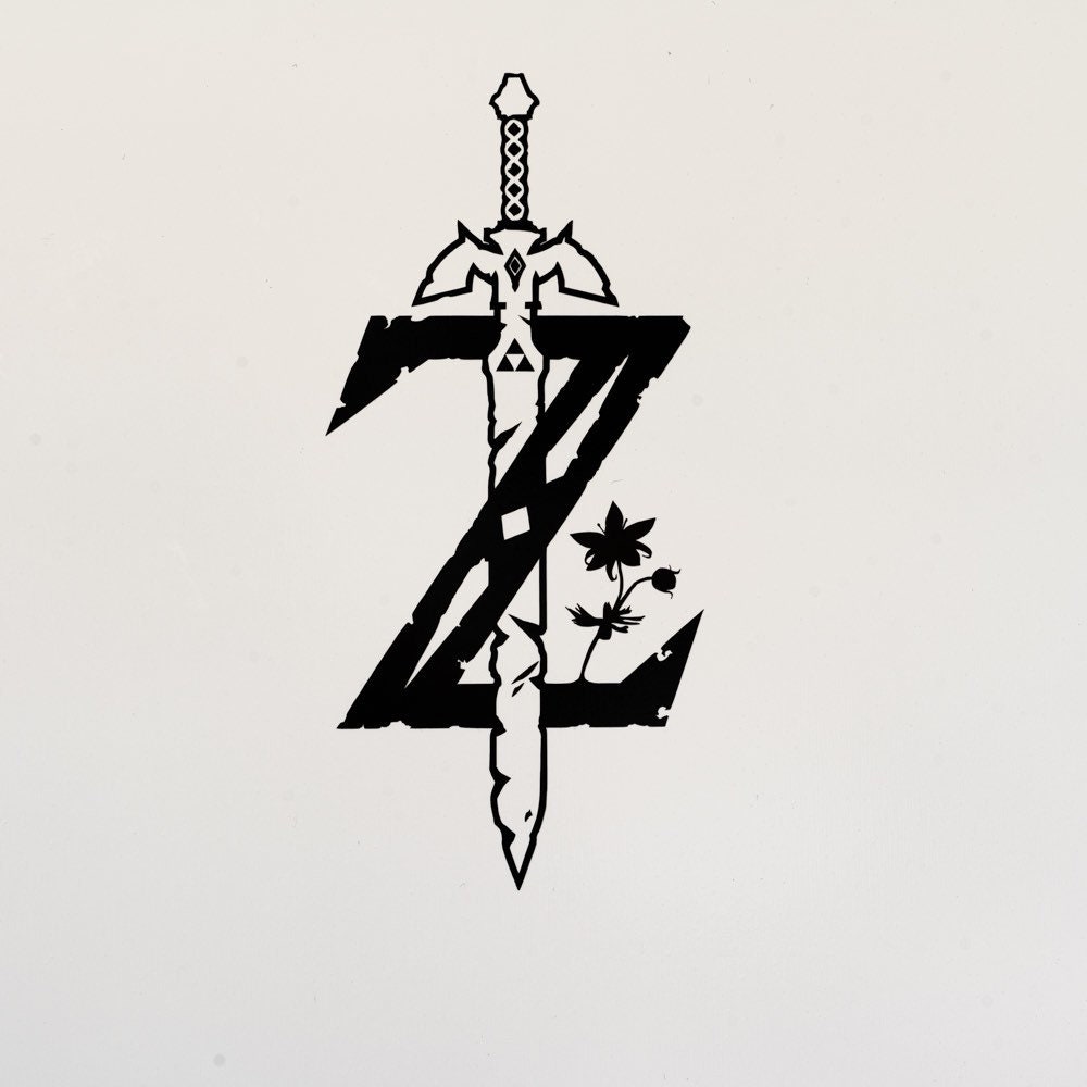 Zelda Breath of the Wild Logo Sticker Decal - Etsy UK