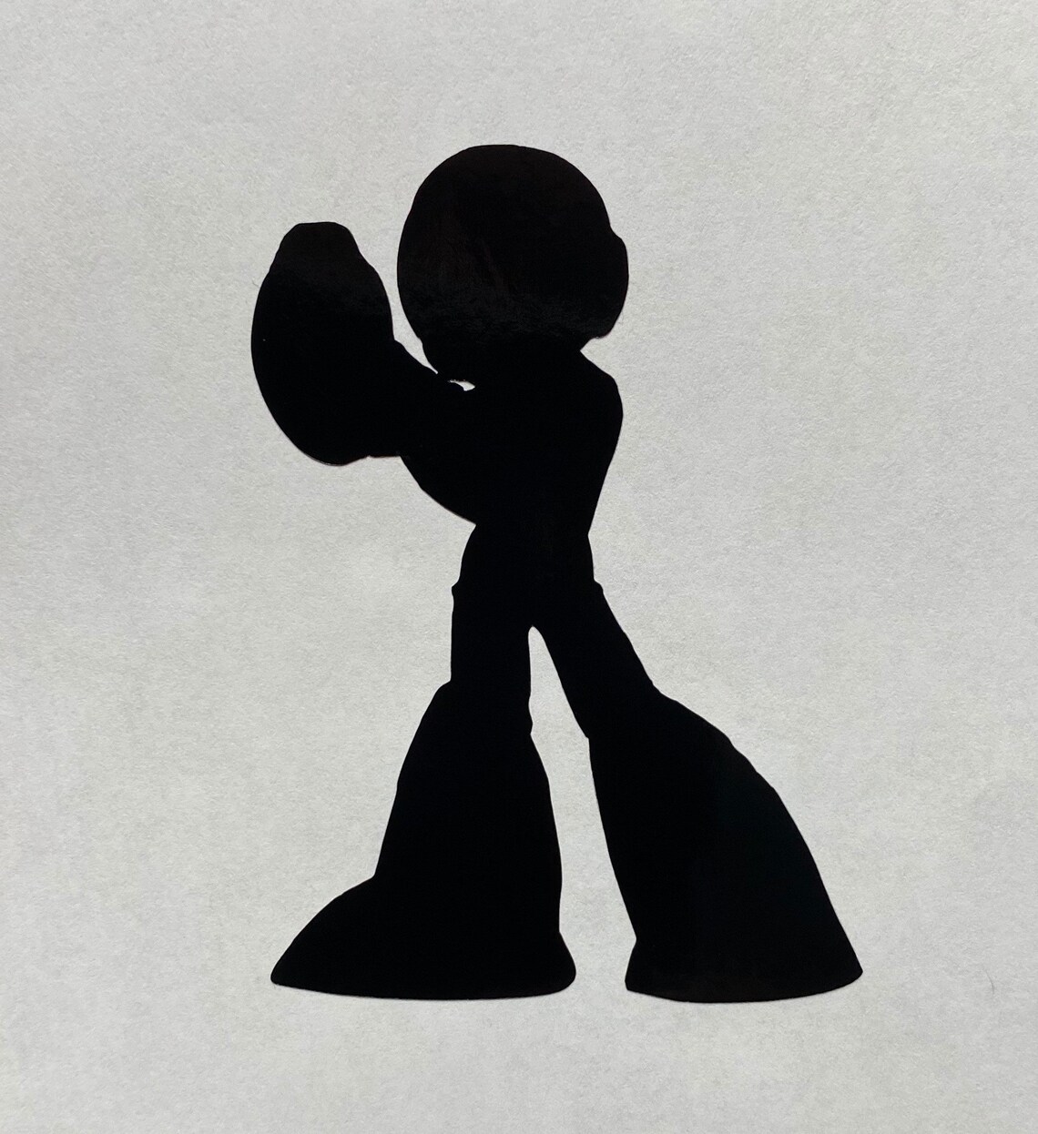 Mega Man Silhouette Vinyl Decal Sticker - Etsy