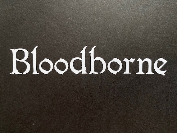 Bloodborne Vinyl Sticker Decal Logo | Etsy