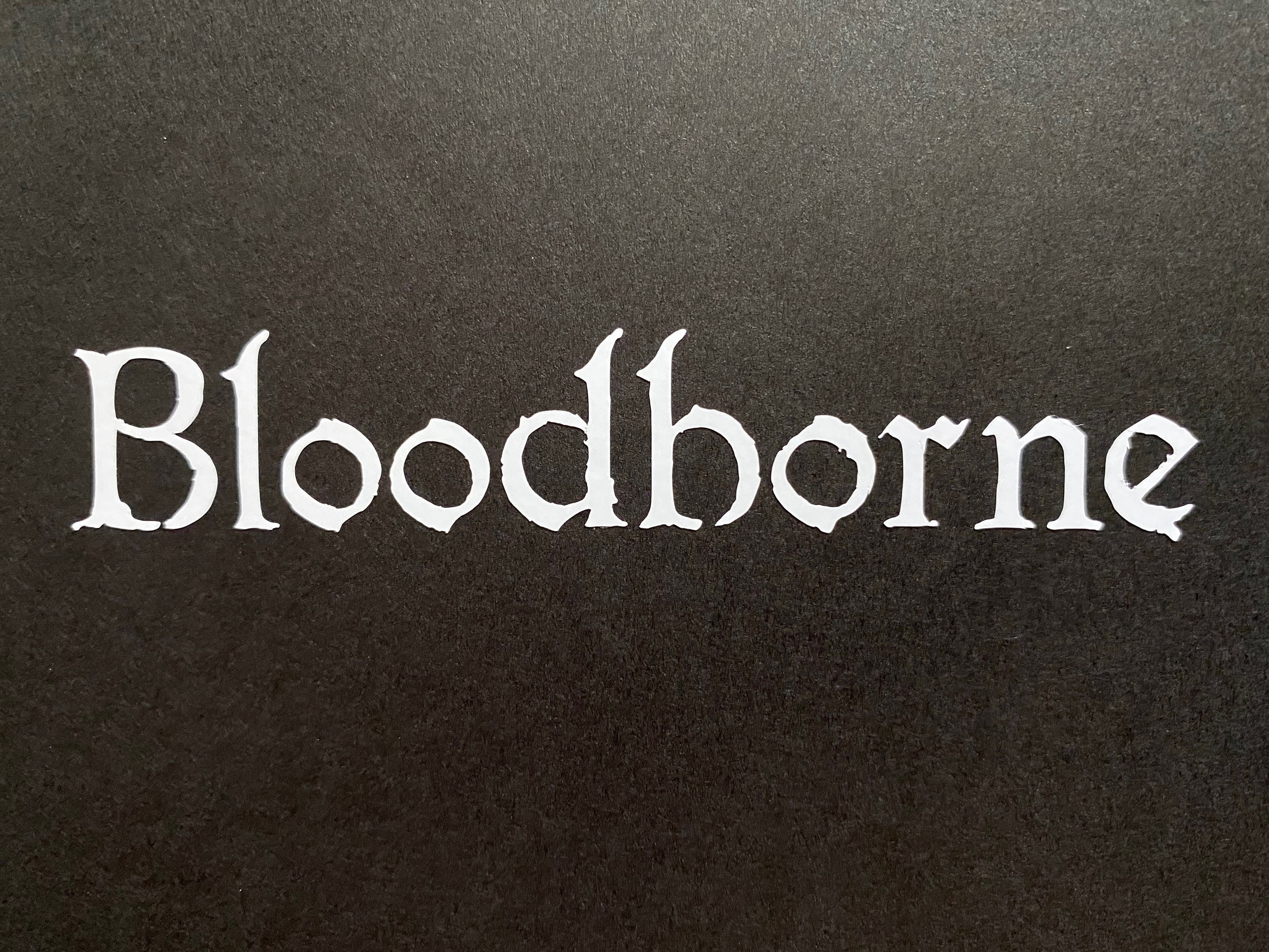 Bloodborne Vinyl Sticker Decal Logo | Etsy