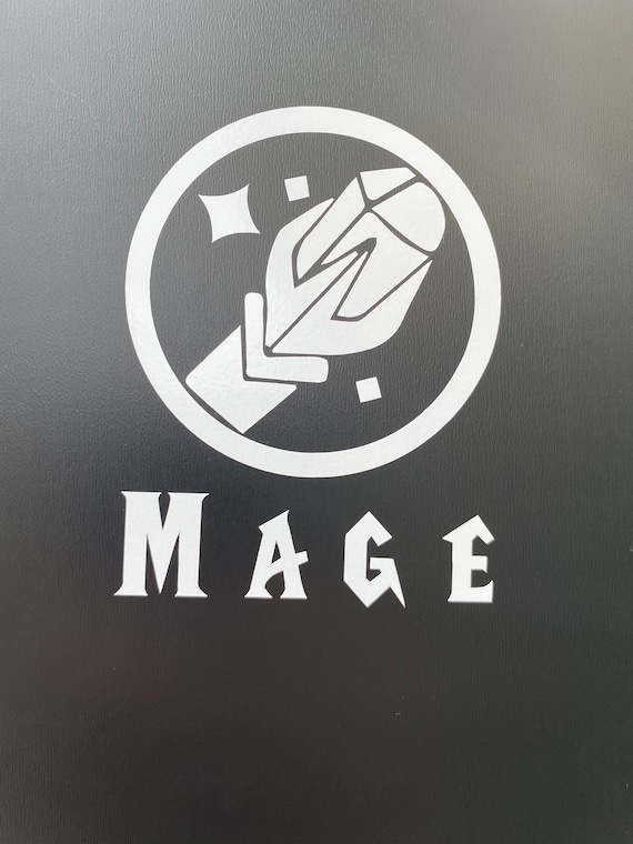 World of Warcraft Inspired Mage Class Icon Vinyl Decal - Etsy