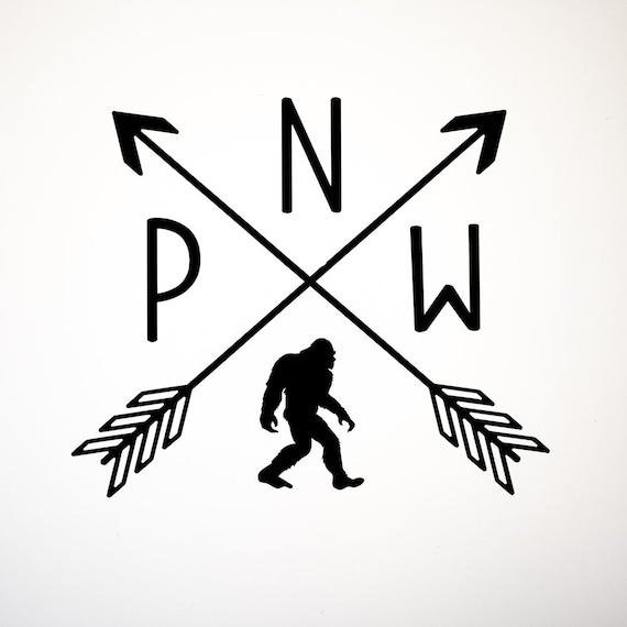 Pacific Northwest Logo Pnw Logo Etsy