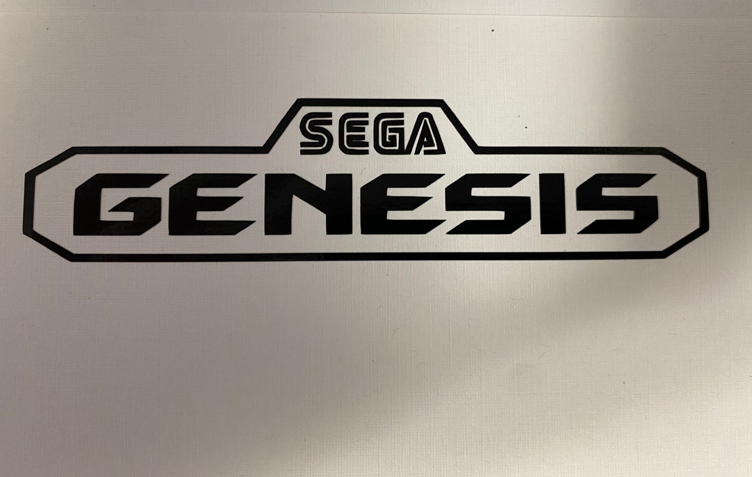 Sega Genesis Vinyl Sticker Logo - Etsy