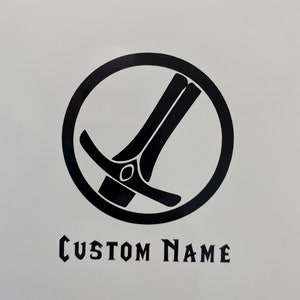 World of Warcraft Inspired Warrior Class Icon Vinyl Decal - Etsy