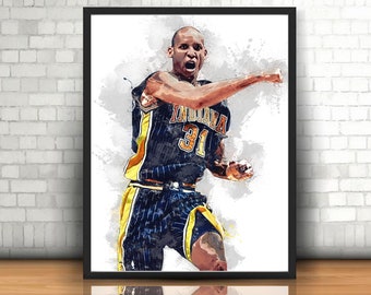 Reggie Miller Wall Art | Etsy