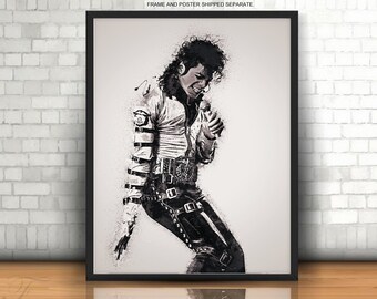 King of Pop Poster | Etsy