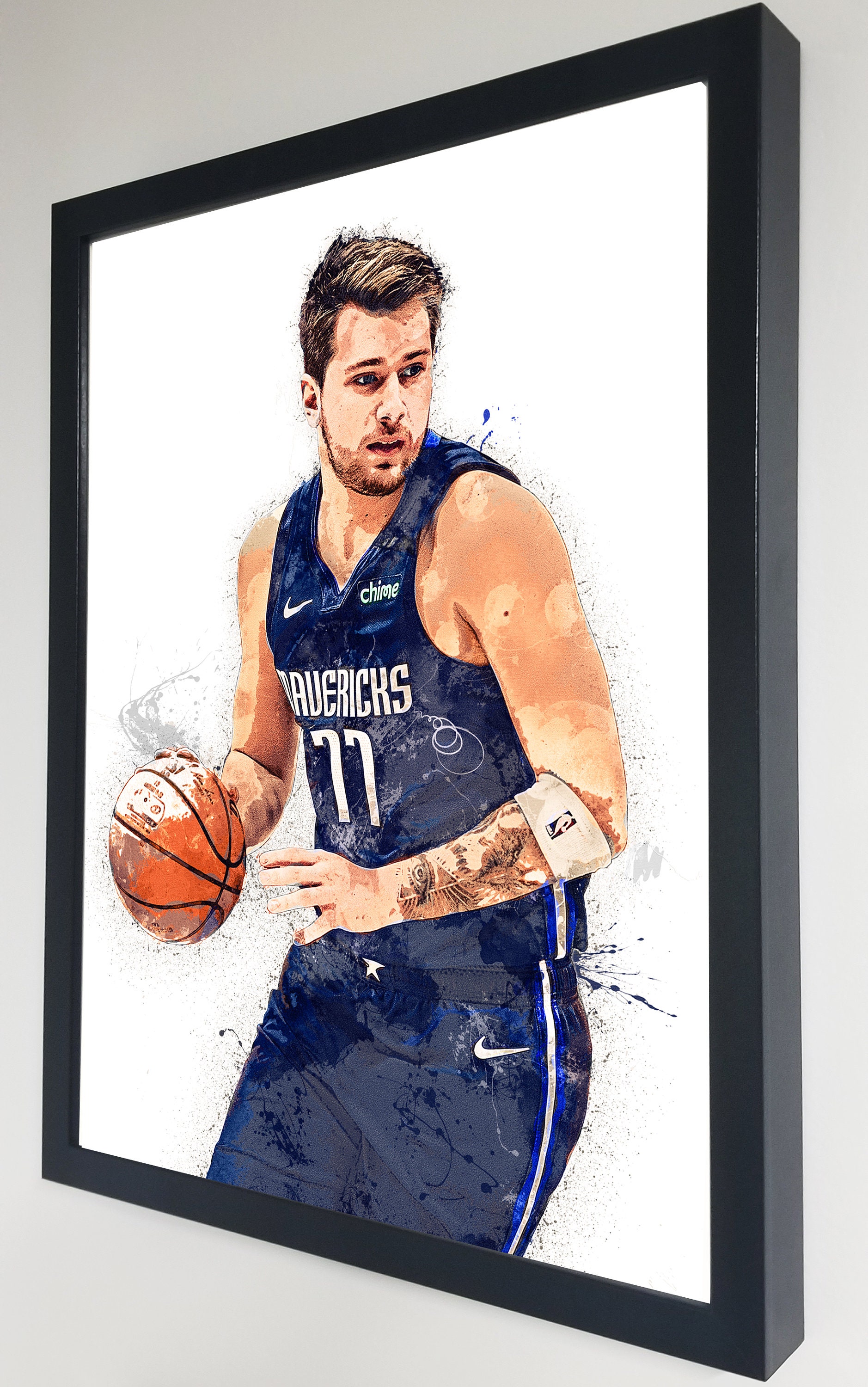 Luka Doncic Poster Dallas Mavericks Canvas for Wall Art | Etsy