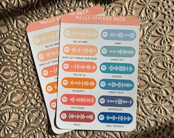 Spotify stickers | Etsy