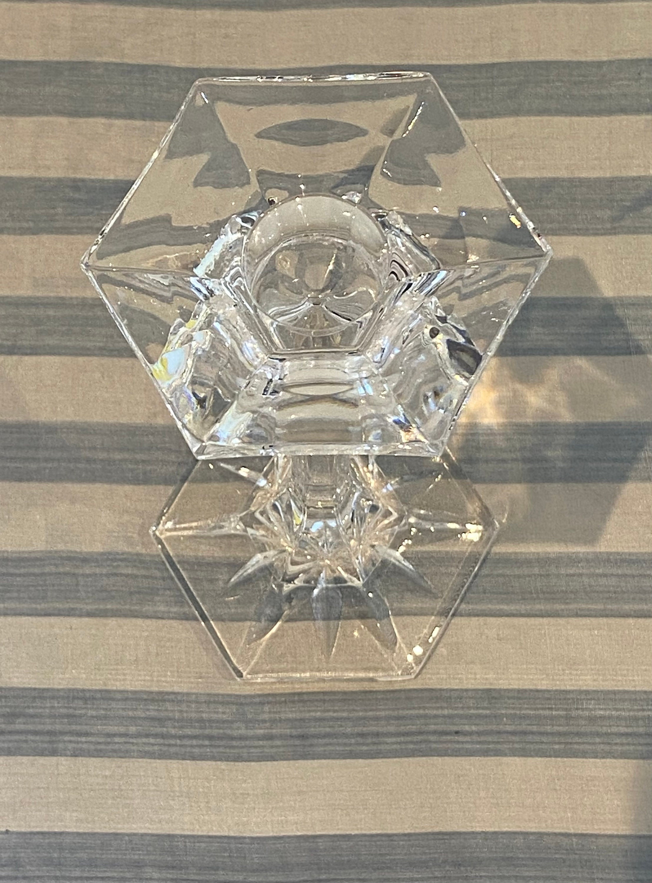 Pretty Polish Irena Lead Crystal Cut Glass Vintage Candlestick ... Pretty Polish Irena Lead Crystal Cut Glass Vintage Candlestick ...