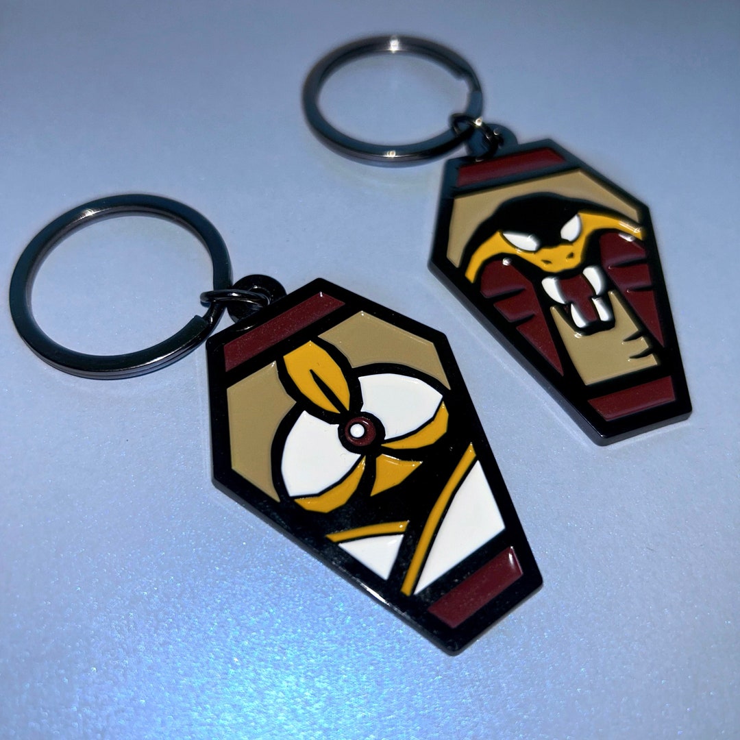 Disney Twisted Wonderland Coffin Keychains Scarabia Dorm Set - Etsy
