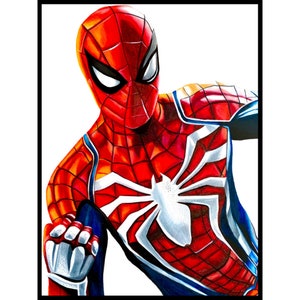 Spider-man Art Print - Etsy