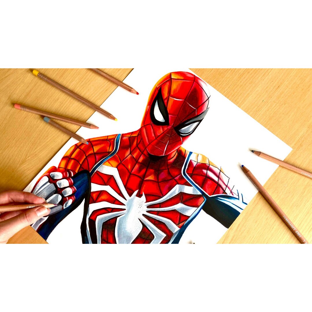 Spider-man Art Print - Etsy