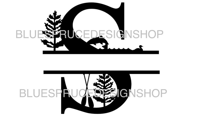 26 Letters Water-svg File for Water Theme Monogram Letter | Etsy