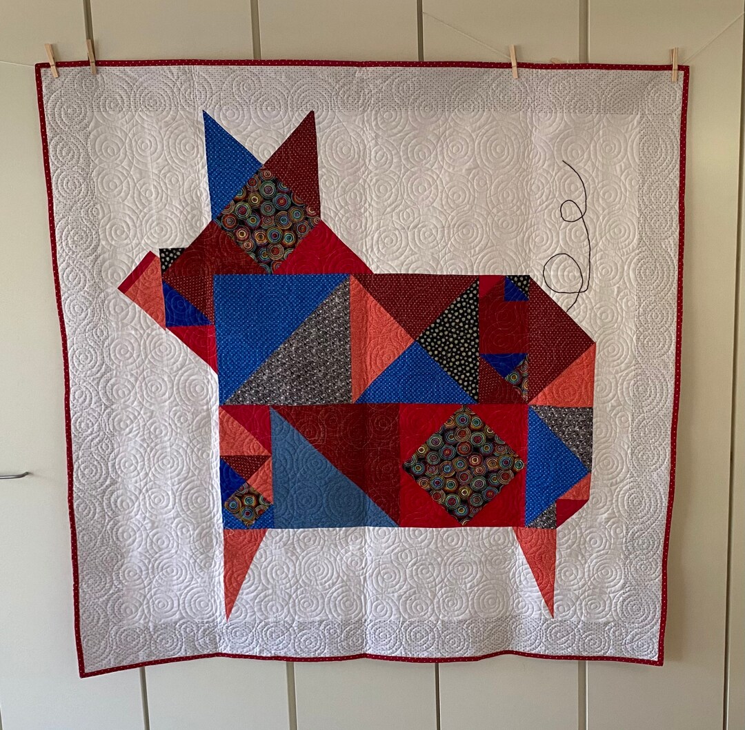 Patchwork Pig Quilt - Etsy