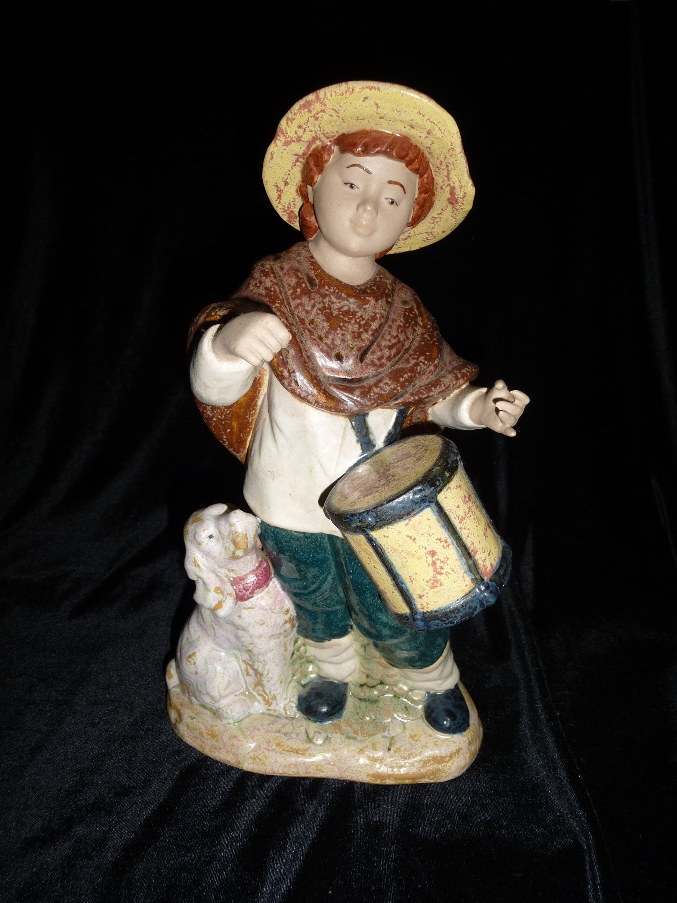 Nadal ceramic figurine Boy With Drum - Etsy.de