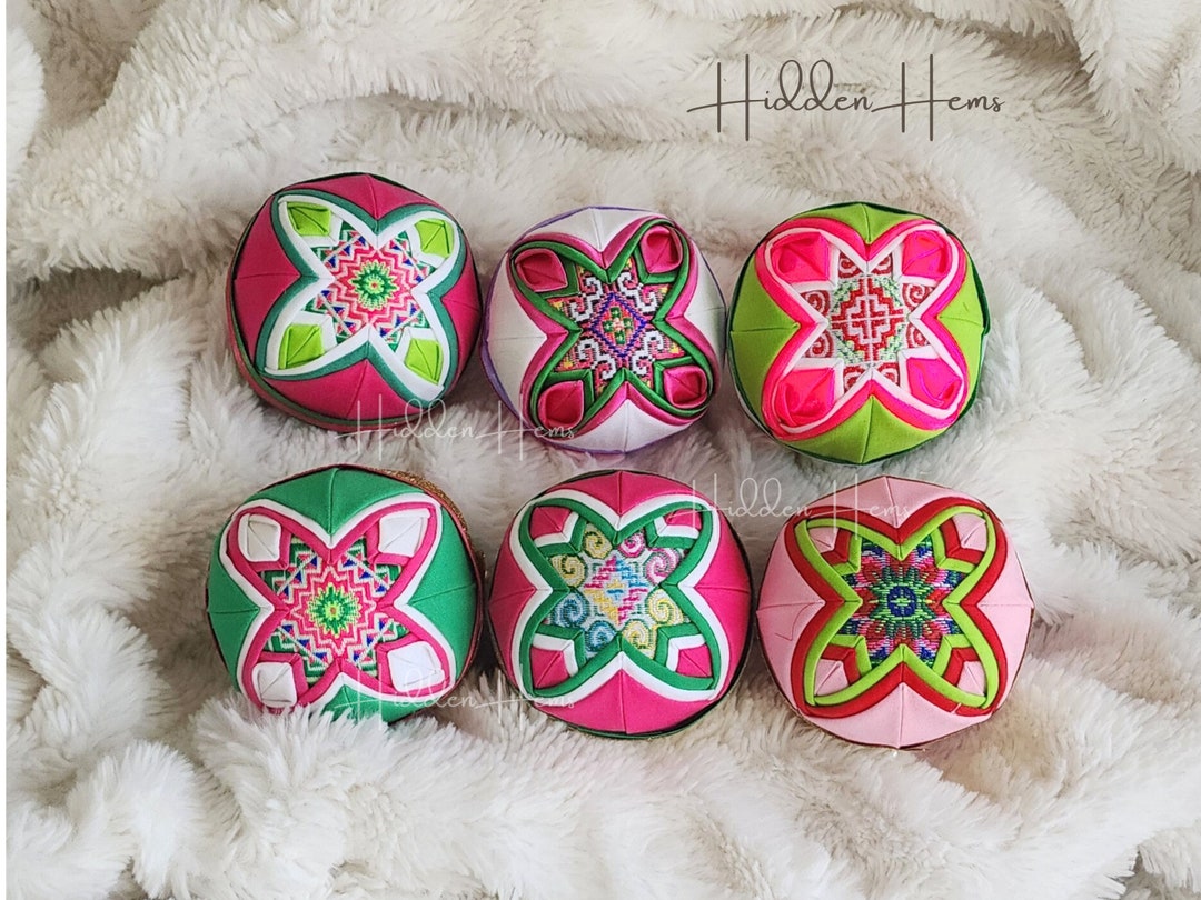 Handmade Hmong Ornament, Inspired by Family, Christmas Decoration ...