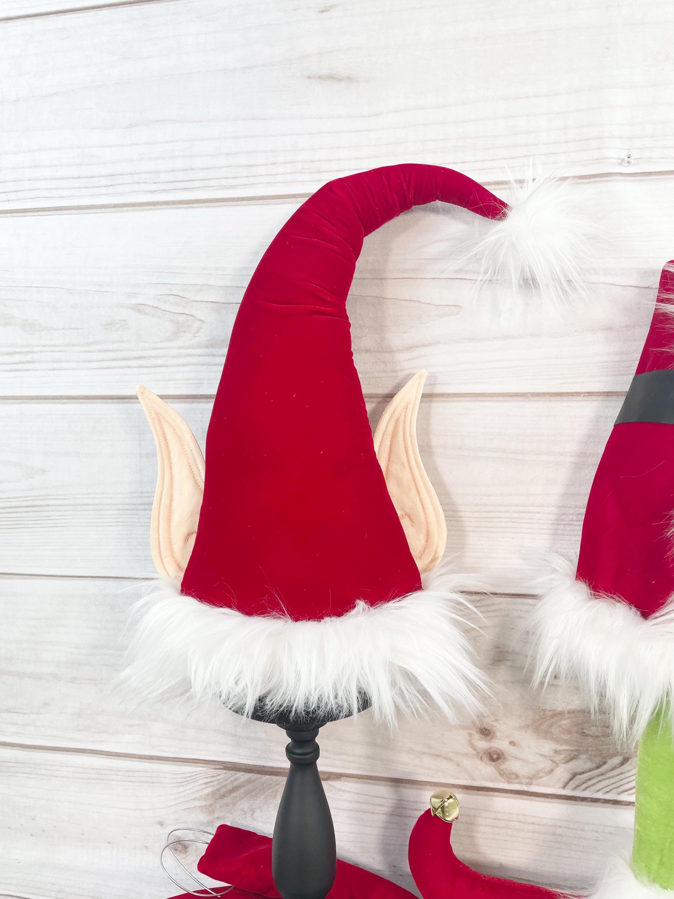 Handmade Green Elf Wreath Attachment: Santa Jacket Christmas Swag - Etsy