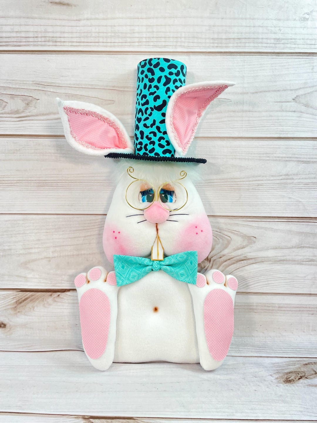 Bunny Wreath Attachment, Easter Embellishment, Spring Decoration, Bunny ...
