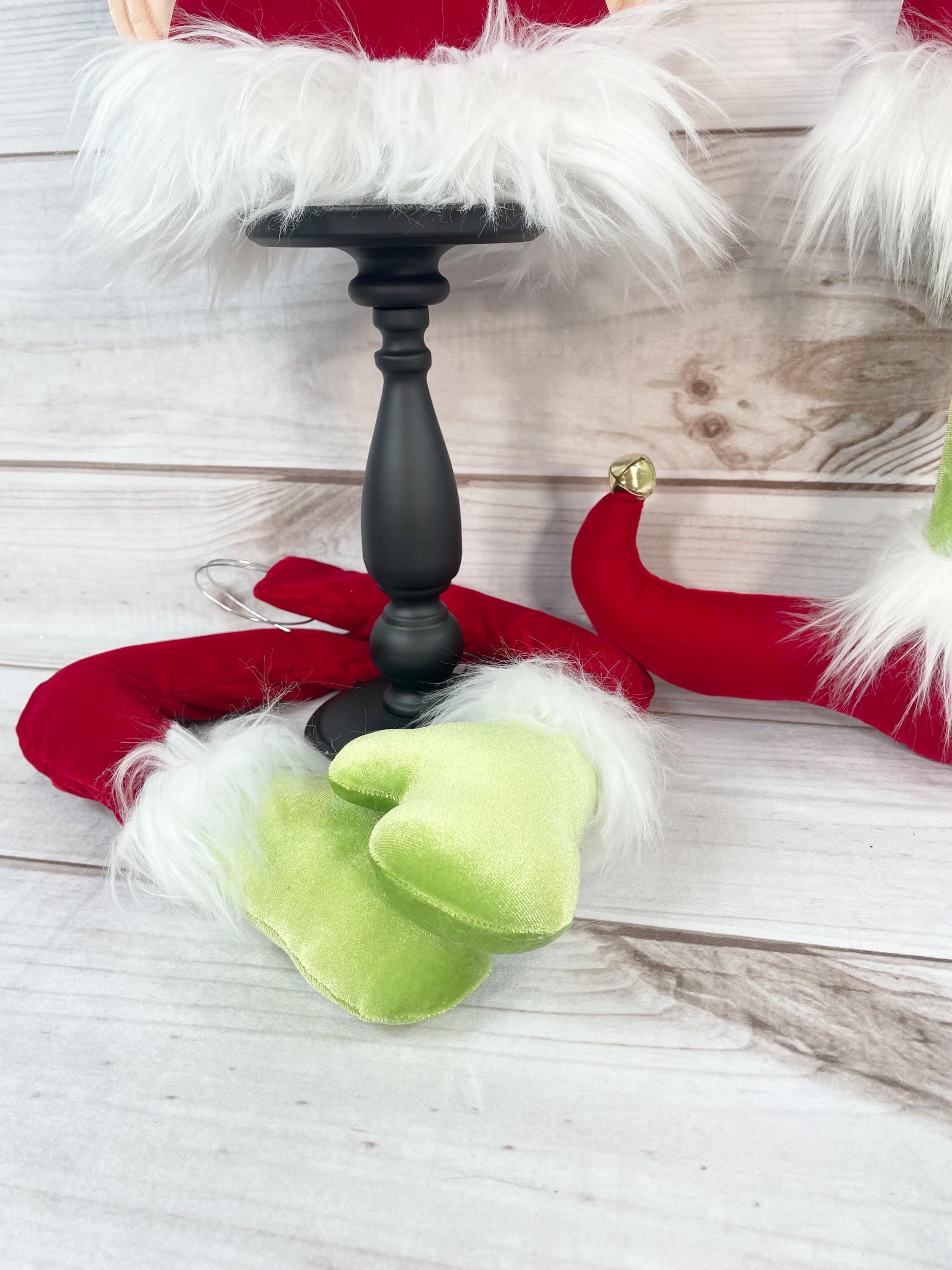 Handmade Green Elf Wreath Attachment: Santa Jacket Christmas Swag - Etsy