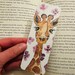 Giraffe Bookmark, Watercolor Giraffe, Giraffe Gifts for Women, Giraffe ...