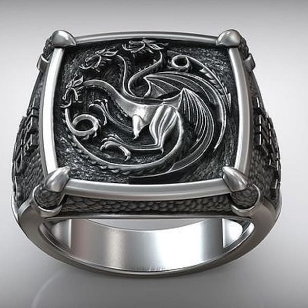 Dragon Rings for Men - Etsy