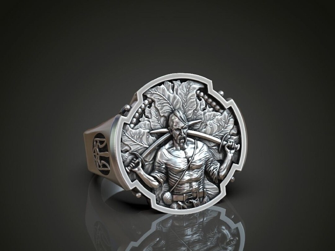 Ukrainian Warrior Cossack Trident Ring 925 Sterling Silver - Etsy