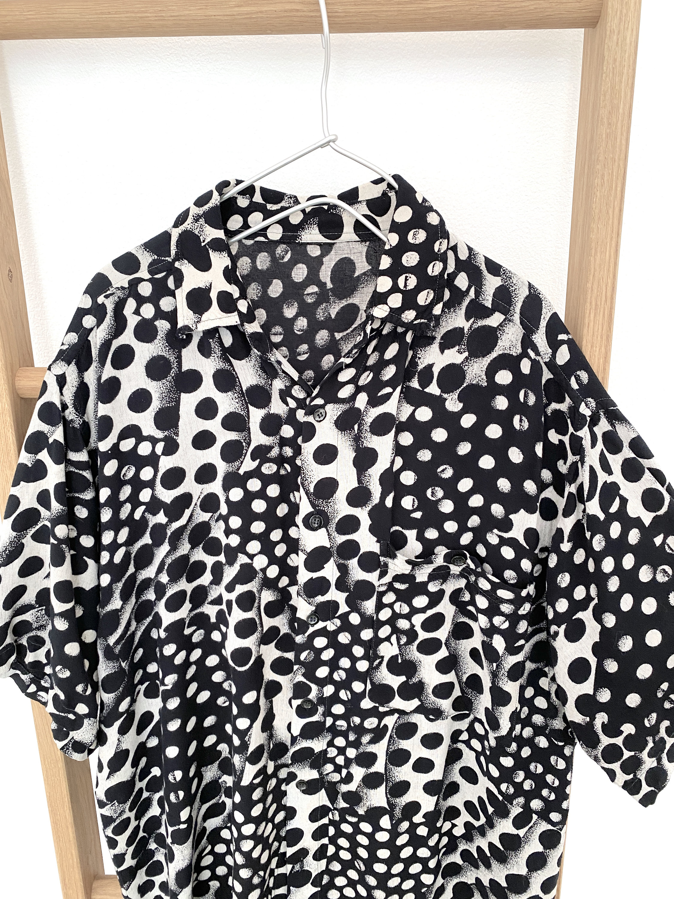 Cybercore, Goth Grunge Crazy Pattern Oversized Shirt Unisex - Etsy