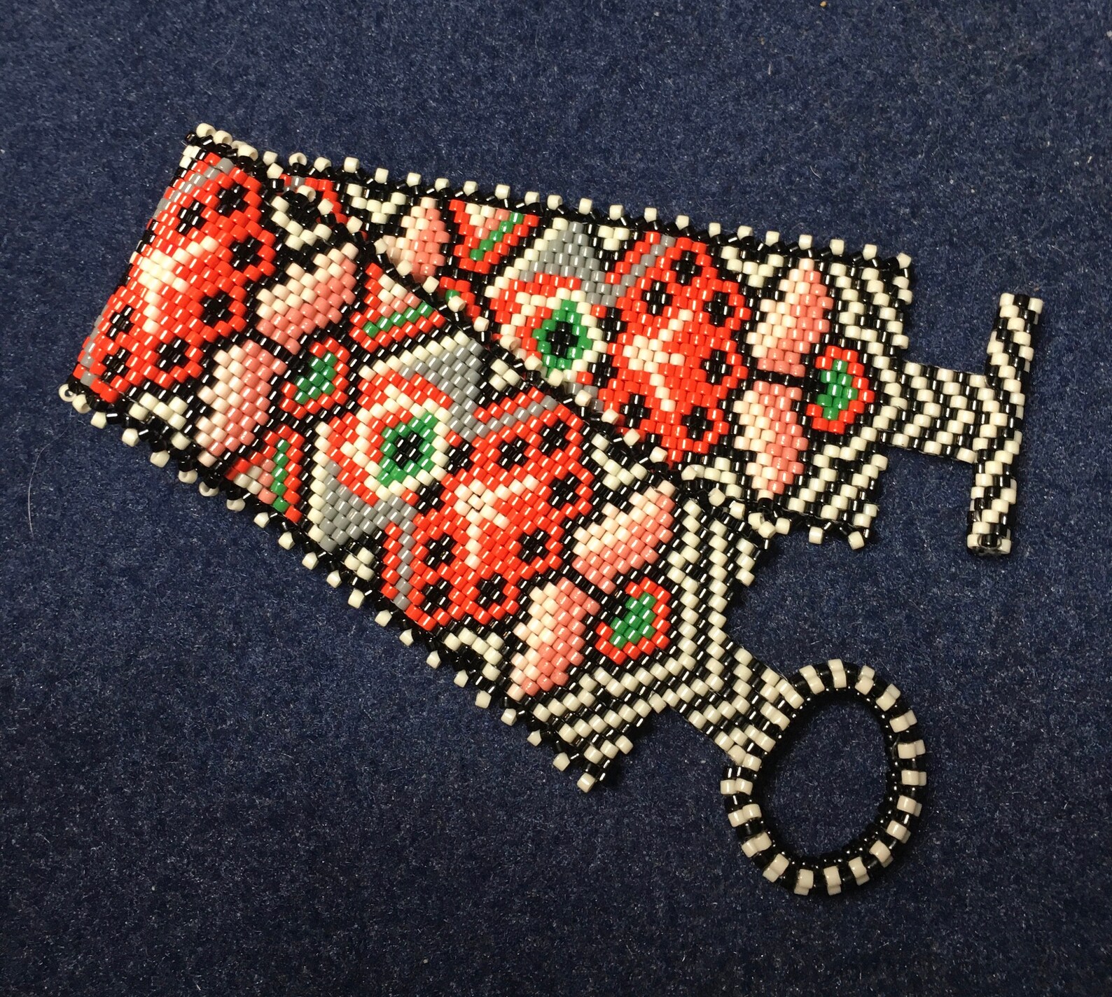 Fiesta Peyote Stitch Bracelet Pattern Digital Download PDF Beading ...