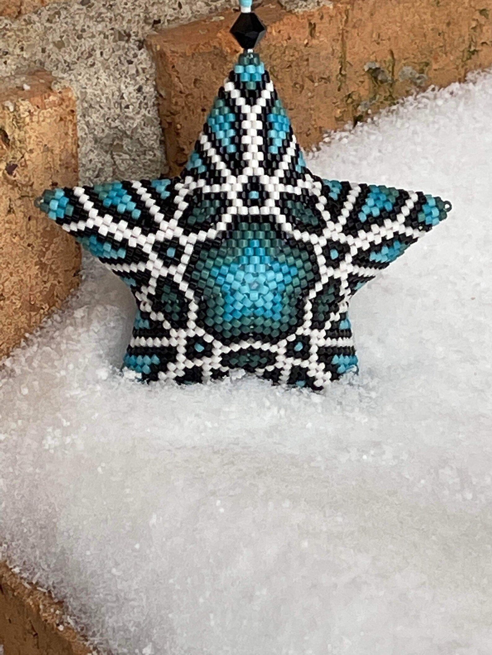 Ocean Wave 3D Peyote Star Pattern PDF Peyote Star Pattern - Etsy