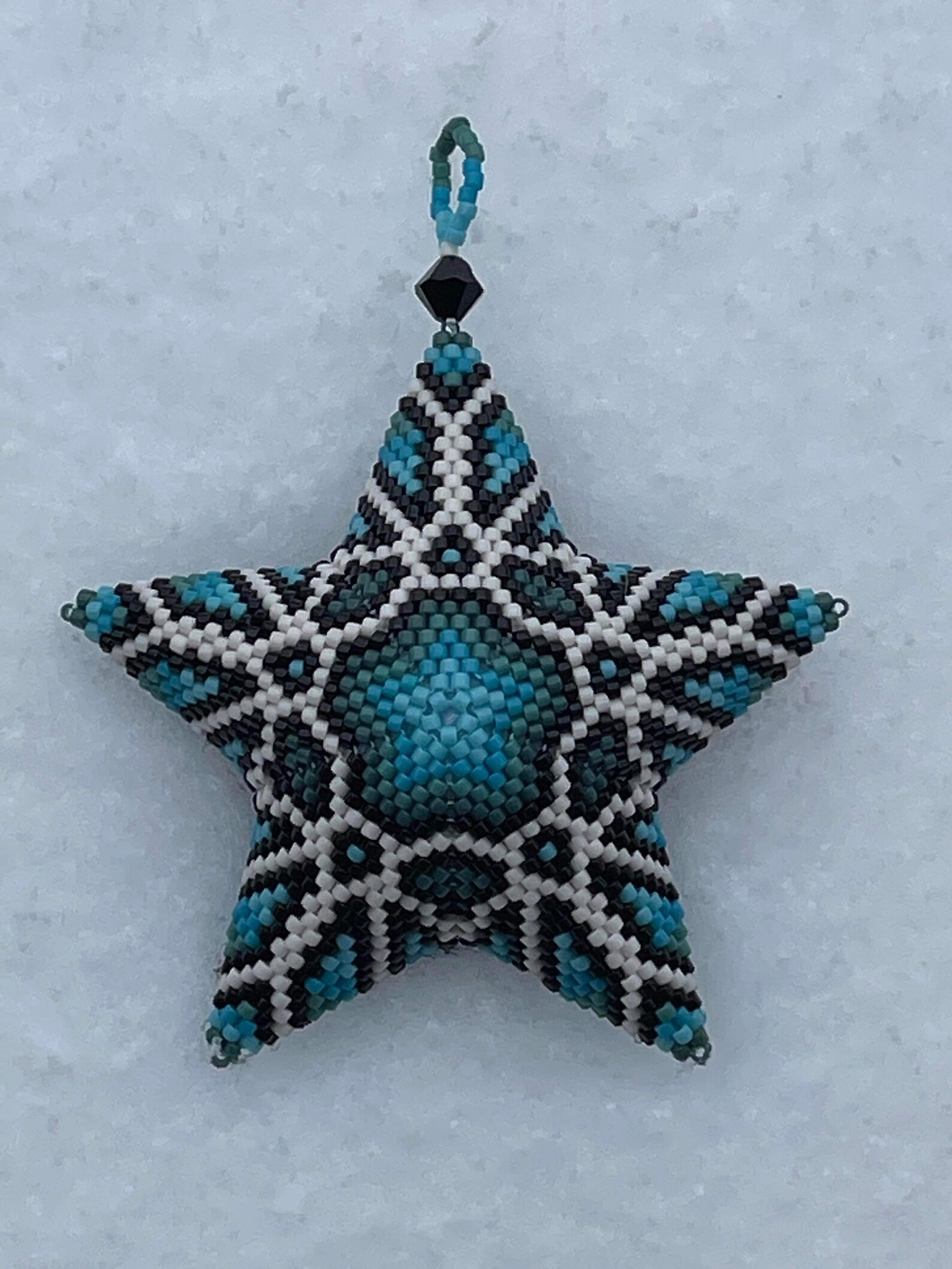 Ocean Wave 3D Peyote Star Pattern PDF Peyote Star Pattern - Etsy