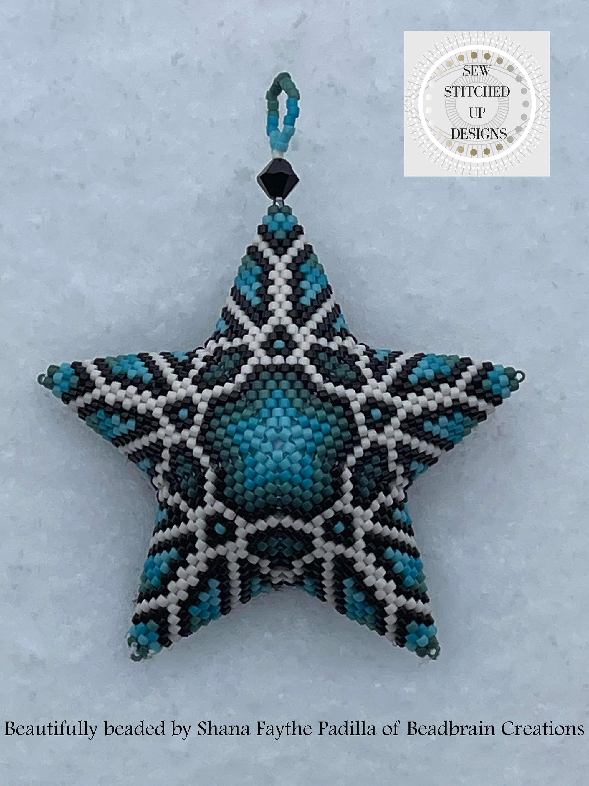 Ocean Wave 3D Peyote Star Pattern PDF Peyote Star Pattern - Etsy
