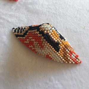 Fire Phoenix 3D Peyote Pod Pattern PDF, Peyote Pod Pattern Tutorial ...