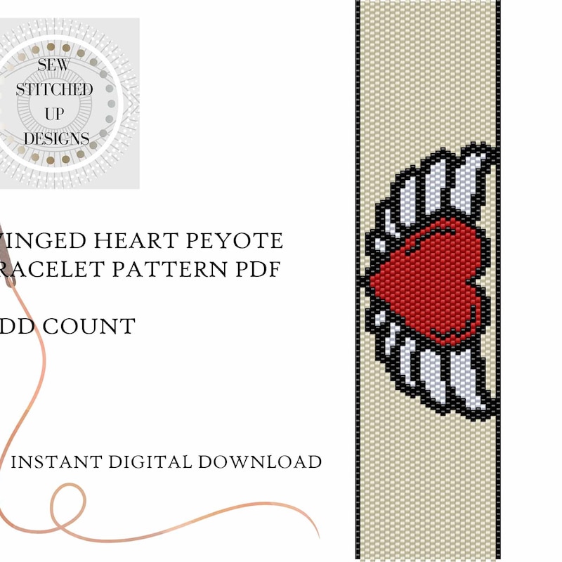 Peyote Heart - Etsy