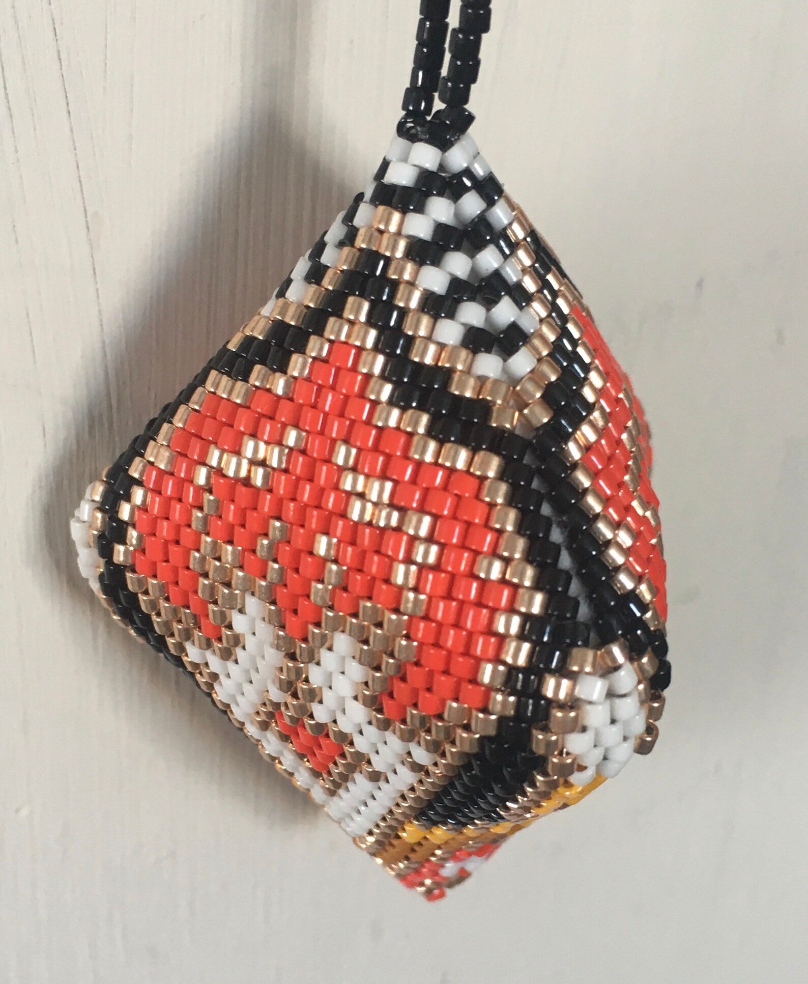 Fire Phoenix 3D Peyote Pod Pattern PDF, Peyote Pod Pattern Tutorial ...