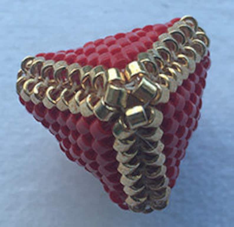 Basic 3D Peyote Pod Pattern and Tutorial Instructions PDF, Peyote Pod ...