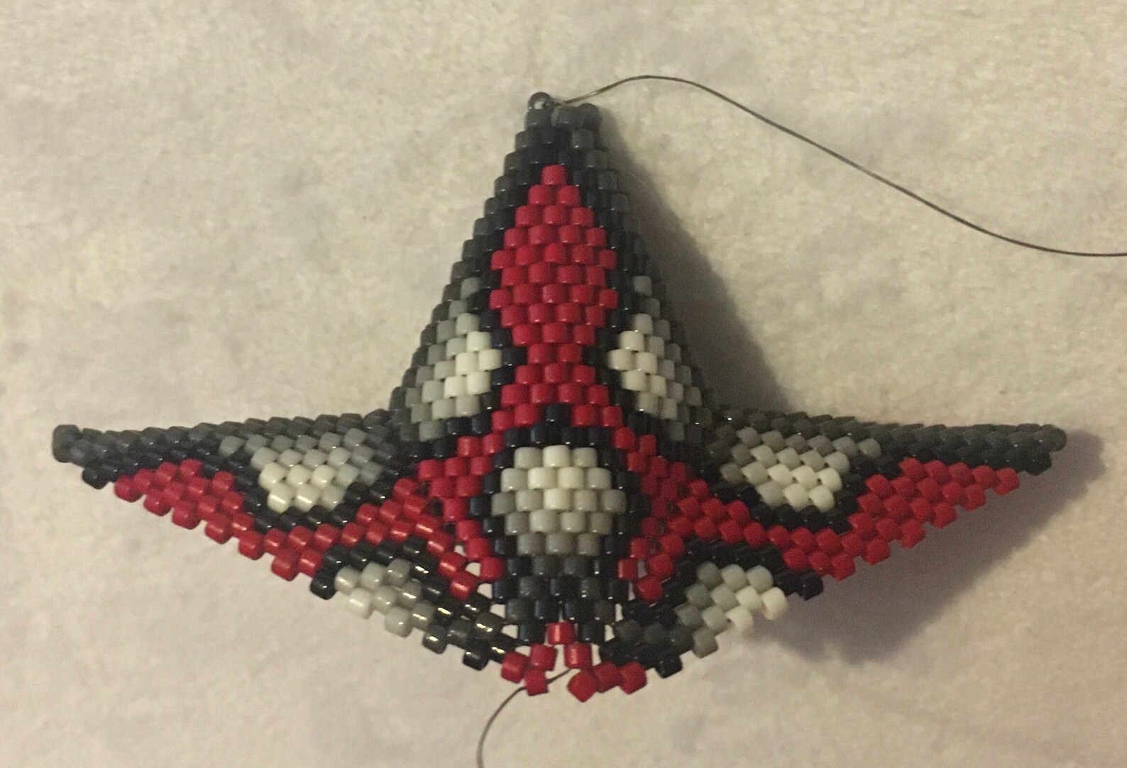 Grey Mist 3D Peyote Star Pattern PDF Peyote Star Pattern - Etsy