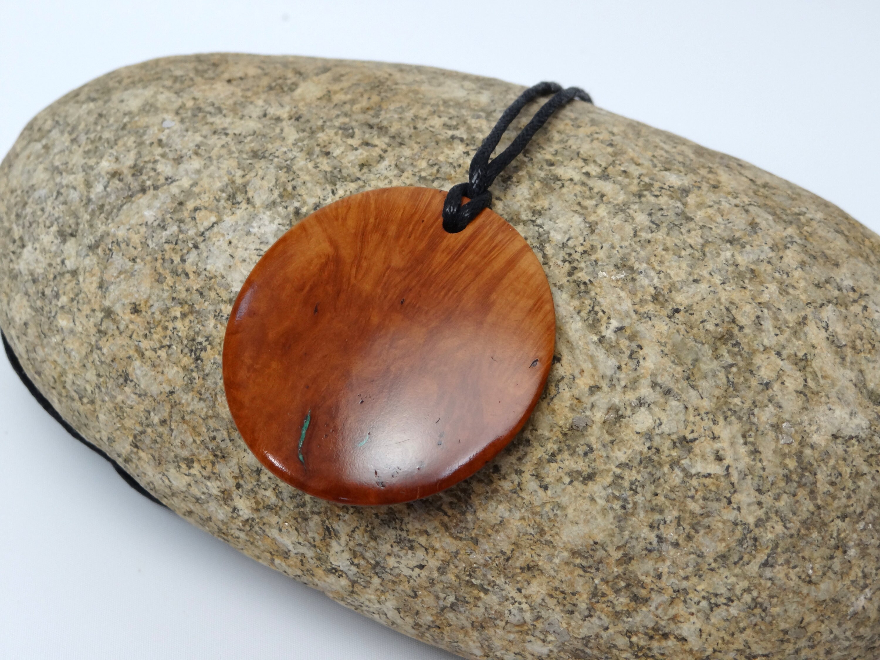 Handmade Burl Wood Pendant Necklace - Etsy