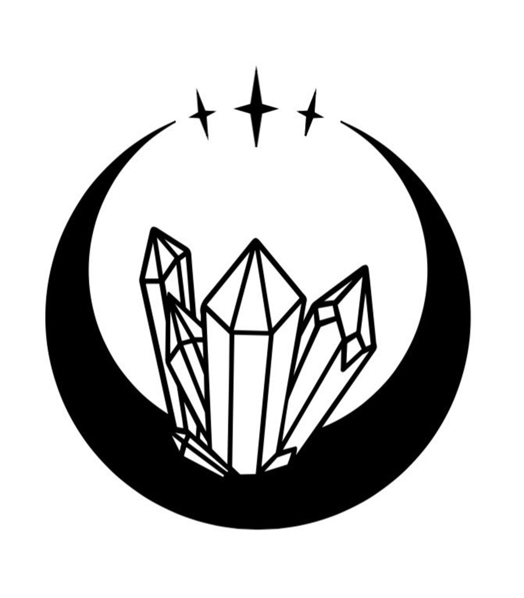 Crystal Moon Decal Sticker/witchy Decal Sticker/window Sticker/witchy ...