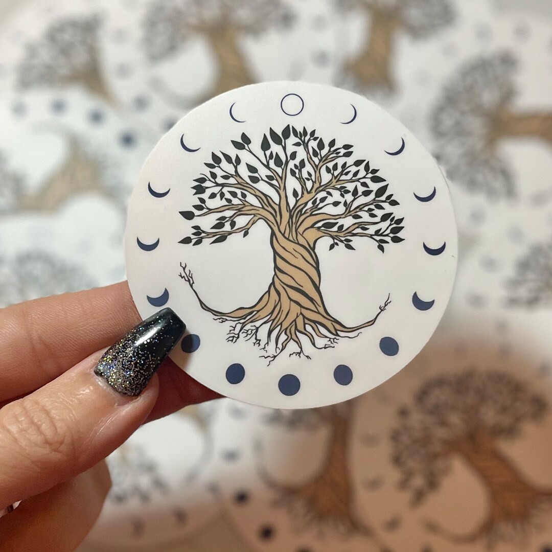Tree of Life Sticker/yggdrasil Sticker/witchy Stickers/pagan Stickers ...