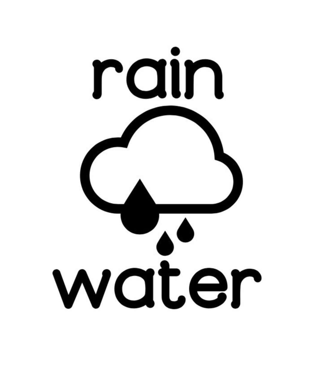 Rain Water Bottle Decal | Spell Jar | Glass Jar | Rainwater Spell Water ...