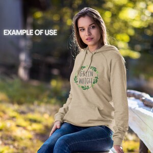 Green Witch SVG PNG JPG Digital File/witch Layered Svg for - Etsy