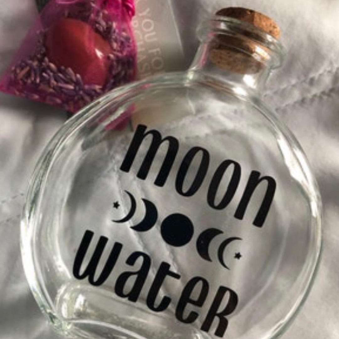 Moon Water Collection Bottle | Moon Water Jar for Altar | Full Moon ...