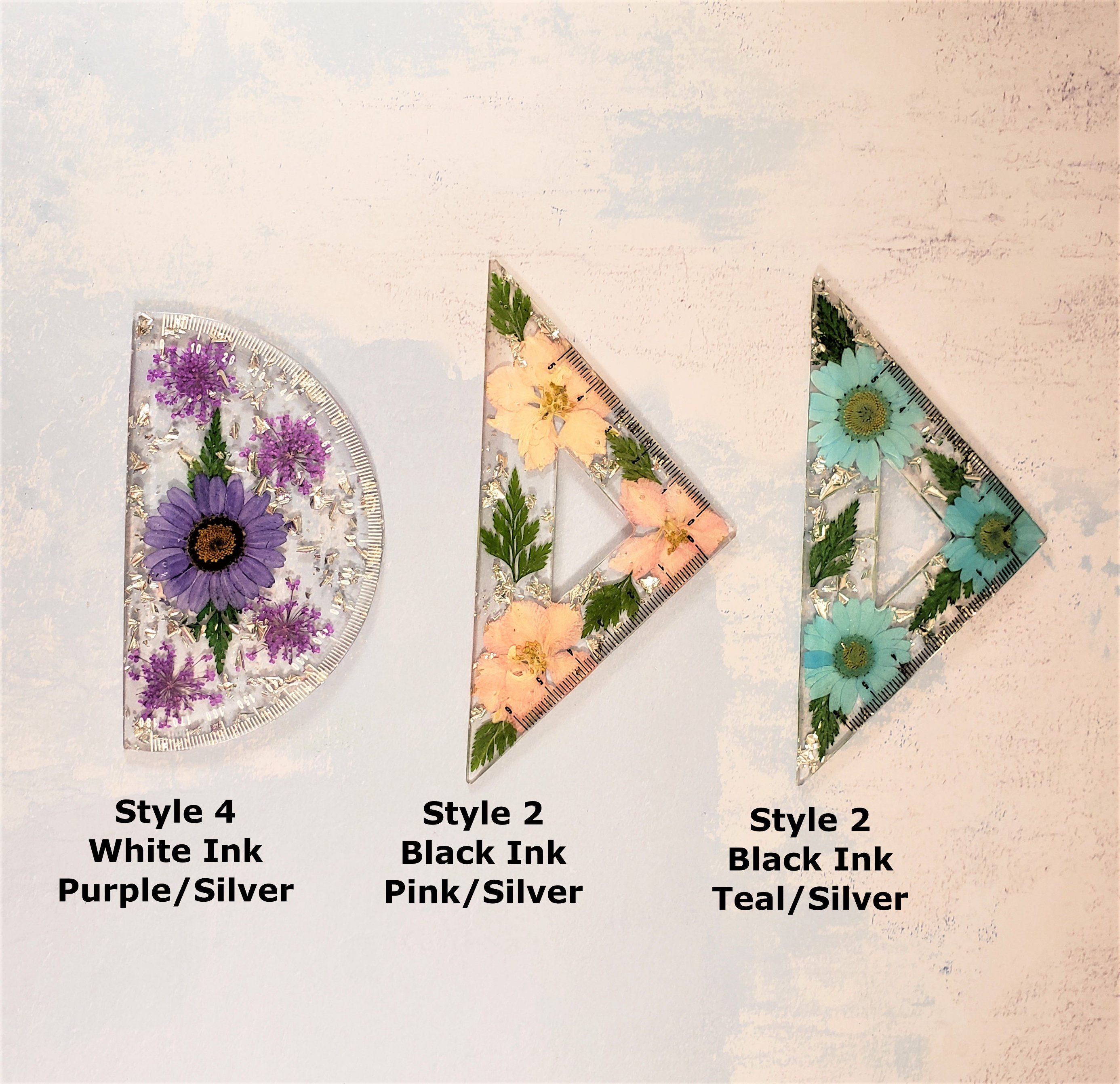 Custom Flower Rulers and Protractor - Etsy UK