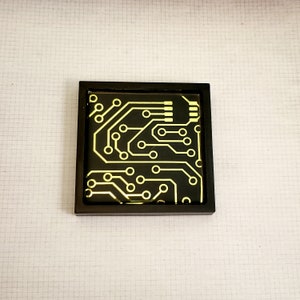 Resin Circuit Board Coaster - Etsy