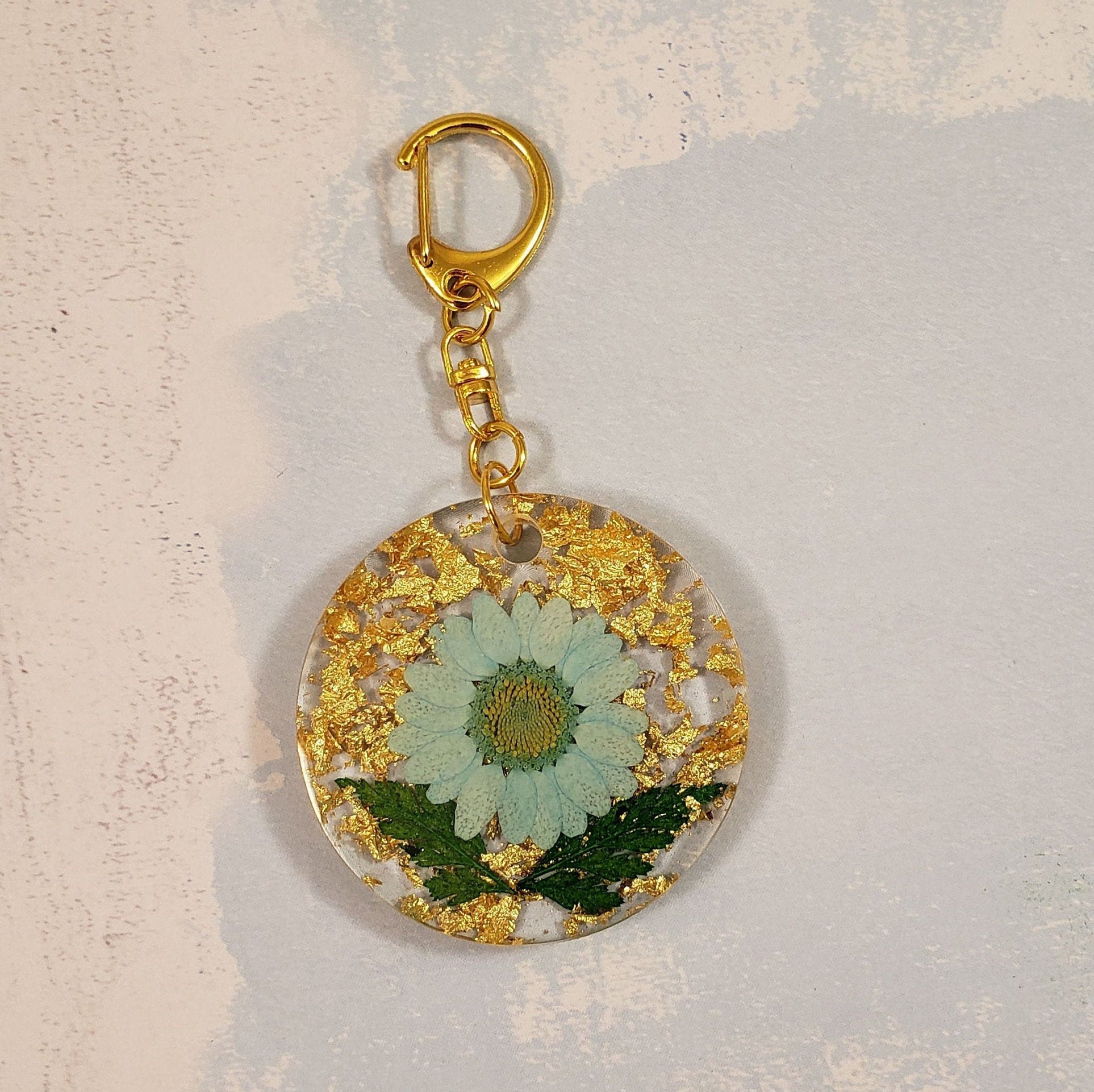 Custom Flower Keychain - Etsy UK