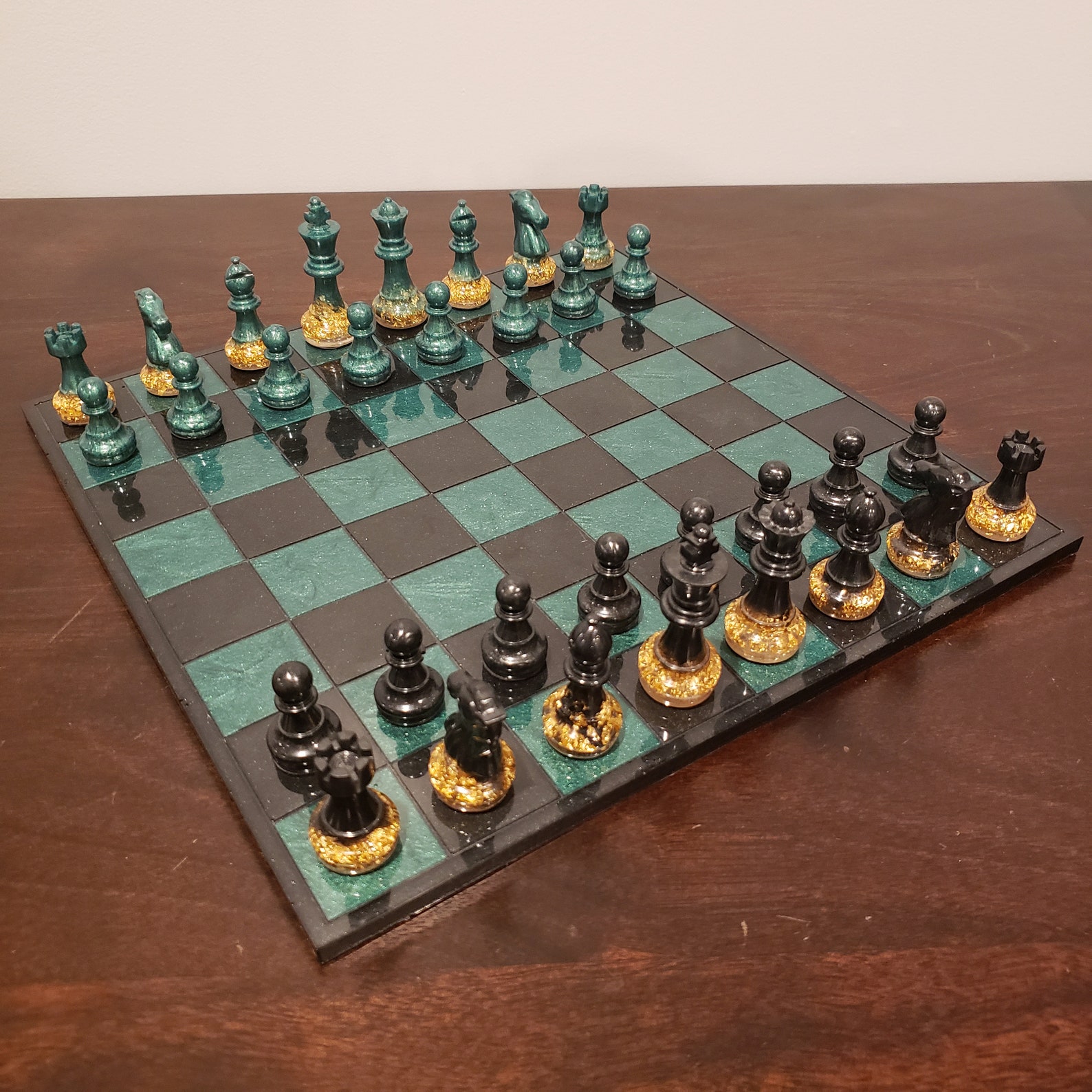 Custom Resin Chess Set - Etsy